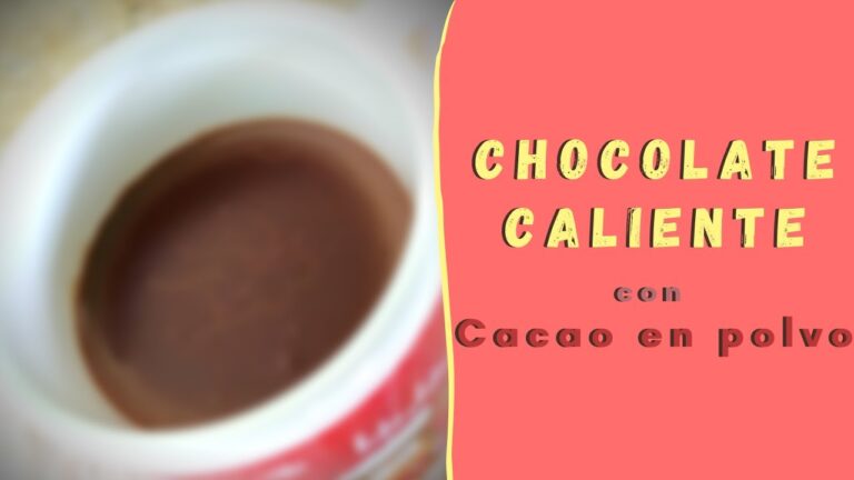 Cómo Hacer Chocolate Caliente con Colacao: Receta Fácil y Deliciosa ...